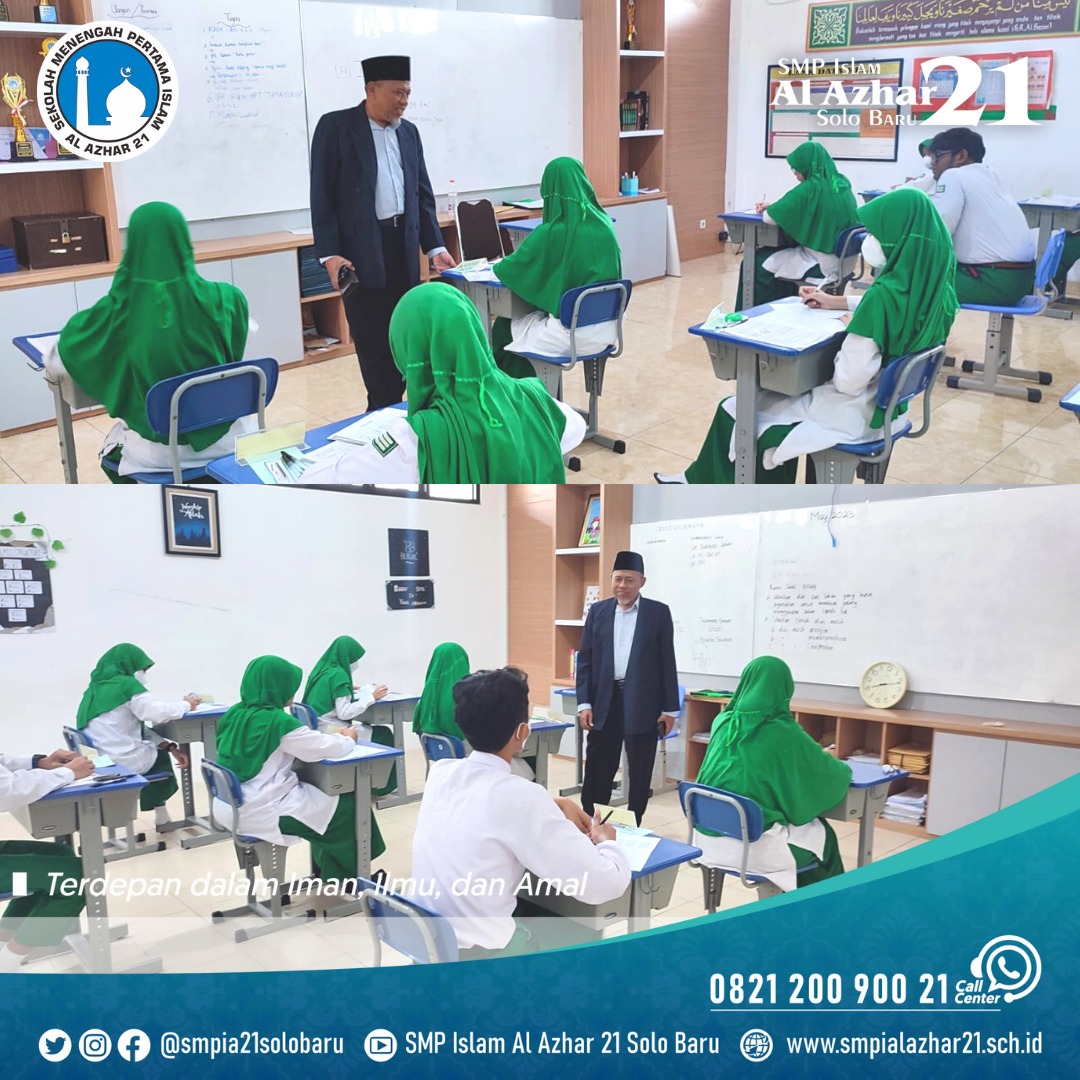 Supervisi YPI Al Azhar: “Adab itu yang Utama” – SMP Islam Al Azhar 21 ...